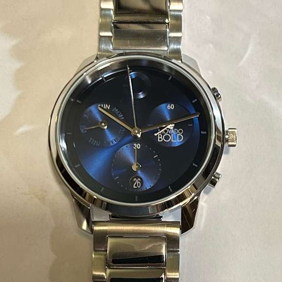 Movado | Accessories | Movado Trend Element Watch With 42mm Navyblue ...